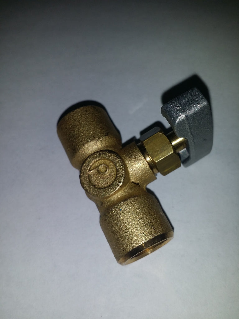NV14F2: MINI 1/4" FxF GAS NEEDLE VALVE - ADJUSTABLE MULTI TURN ...